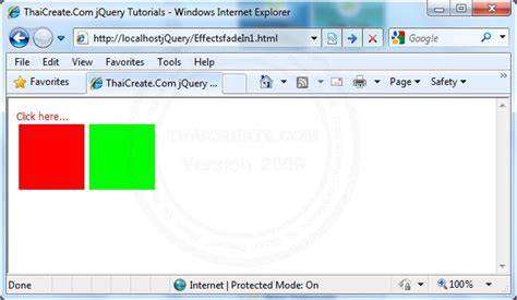 Fadein Effects Jquery