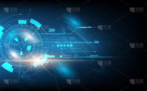 摘要技术背景高科技传播概念创新背景矢量插图