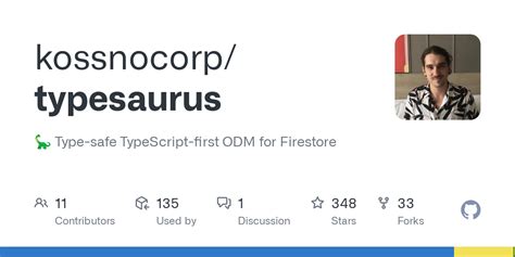 Github Kossnocorp Typesaurus Type Safe Typescript First Odm For Firestore