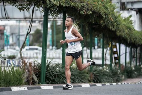 Yogyakarta Indonesia October 30 2022 Running Participants Who