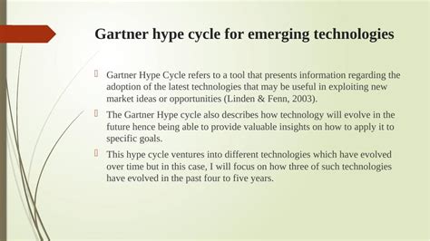 Gartner Hype Cycle For Emerging Technologies Desklib