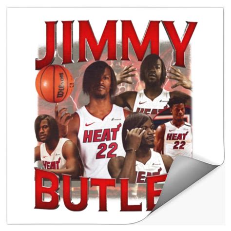 Jimmy Butler Emo Long Hair Meme Stickers Jimmy Butler Stickers Sold By