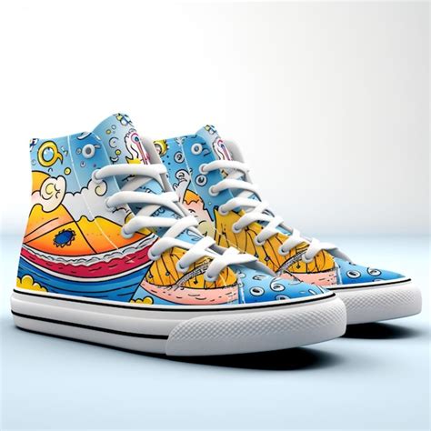 Premium Ai Image Design Shoes Theme Spongebob Yellow 7