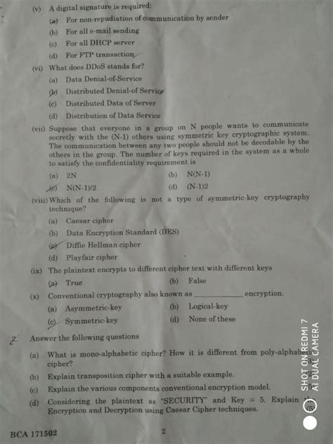 network security and cryptography question paper 2022 question paper
