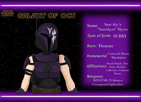 Galaxy Of Ocs Application~ By Starlight 66 On Deviantart