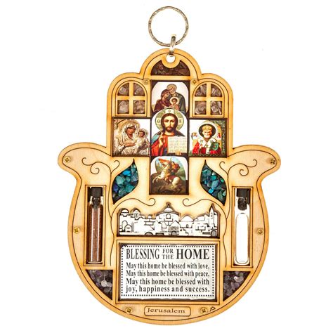 Hamsa Home Blessing Jesus Illustration For Home Protection