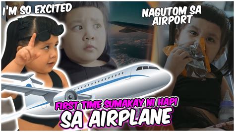 Hapis First Airplane Ride 😍 Team Hapi Youtube