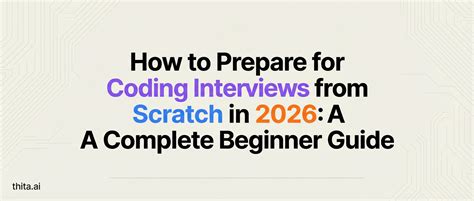 How To Prepare For Coding Interviews From Scratch In 2026