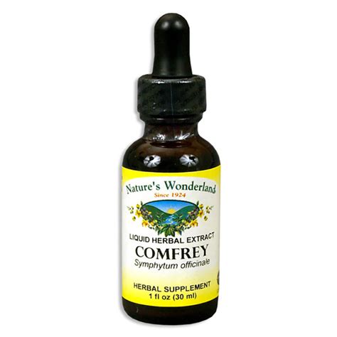 Comfrey Root Extract Topical 1 Fl Oz 30ml Natures Wonderland