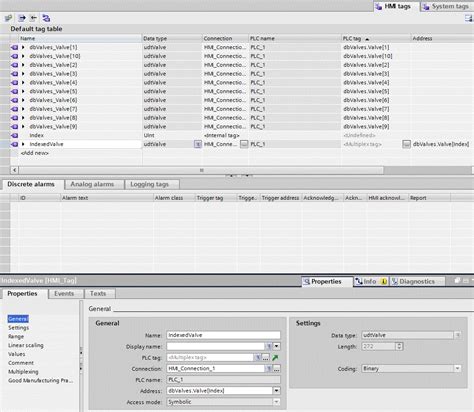 Linking Plc Udt Tags To Hmi Faceplates And Pop Ups In Tia Portal V13