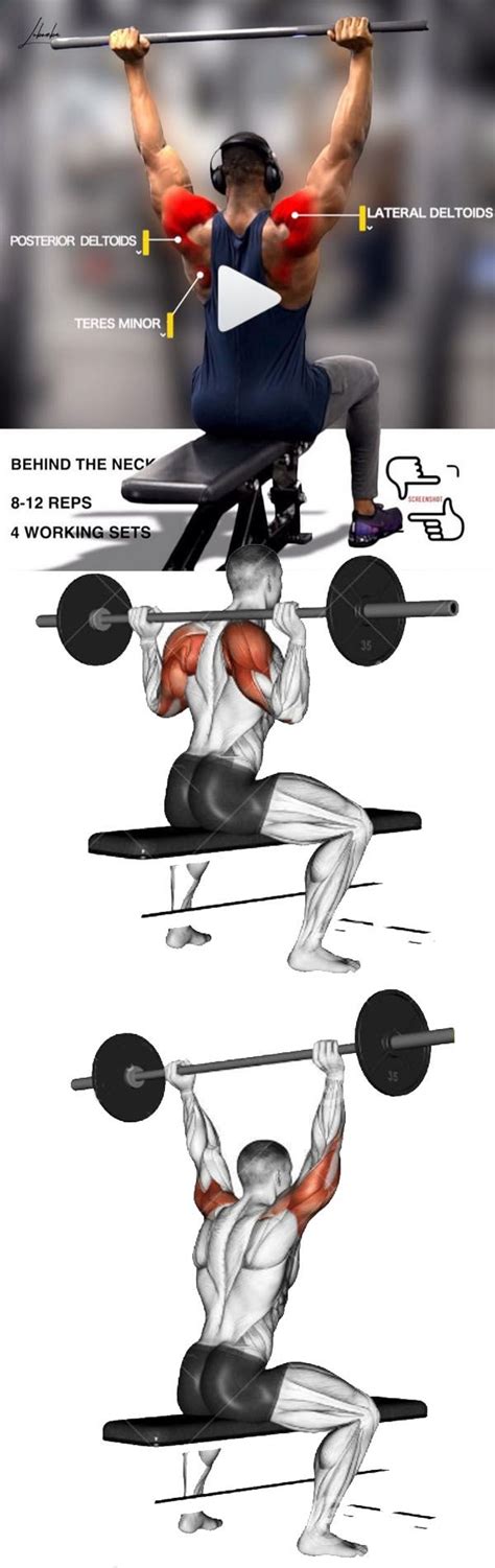 Smith Machine Shrug Back Workout Mikaela Belanger