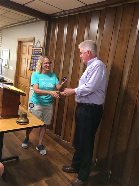 Congratulations To Brian Schaaf On Algona Rotary Club