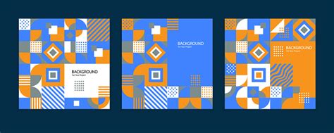 빈티지 스위스 그래픽 기하학적 바우하우스 모양 최소한의 모더니즘 스타일의 벡터 포스터 0명에 대한 스톡 벡터 아트 및 기타