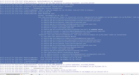 Java Vr Android App Not Responding Stack Overflow