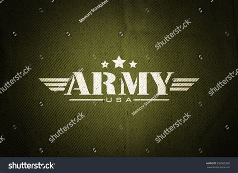 Military Army Star Background Ilustración De Stock 336065300