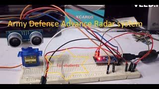 ADVANCED ARMY DEFENCE RADAR SYSTEM WITH ARDUINO Proj Doovi