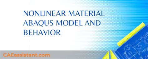 nonlinear material abaqus model and behavior abaqus material model