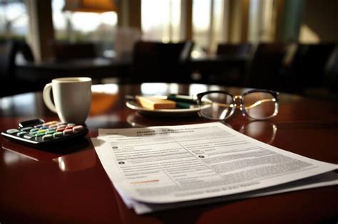 Premium Ai Image Documents On The Table Ready For Signature