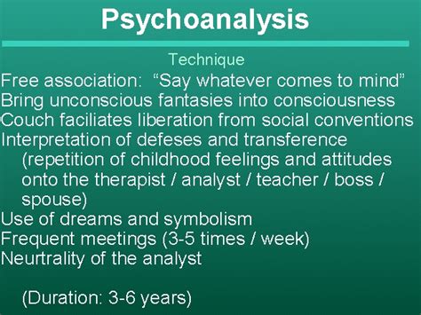 Free Association Technique