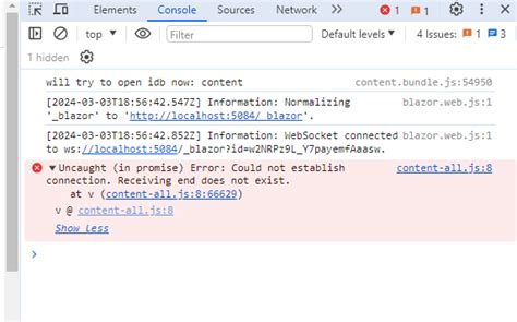 Why I Get This Chrome Console Error Microsoft Qanda