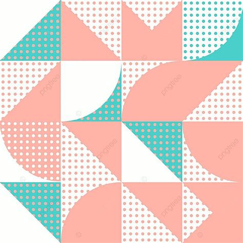 Minimalist Background Seamless Pattern With Simple Shape Decoration