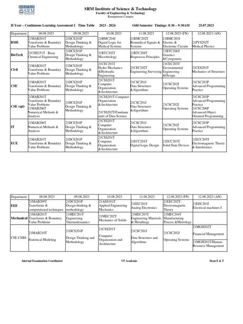 cla 1 exam schedule please check 1 pdf