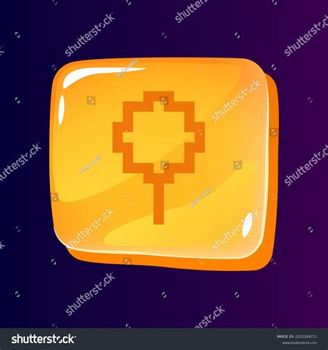Pin Glossy Ui Button Pixelated Icon Stock Vector Royalty Free Shutterstock