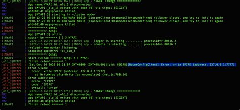 Nacosconfigclient Error Write Epipe Address 1270017777