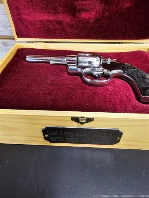 Colt Army Special Made In 1920 Chambered In Rare 41 Cal Revolvers At