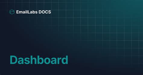 Dashboard Emaillabs Docs