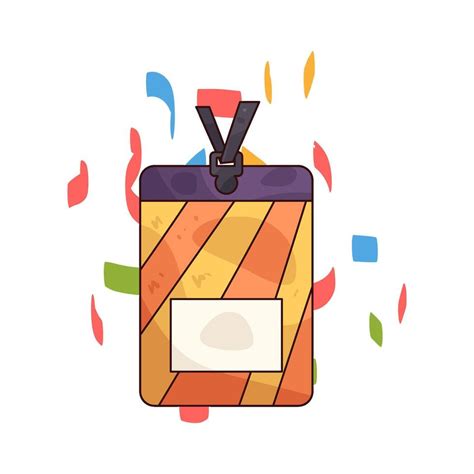 Illustration Of Event Pass With Confetti 71393414 Vector Art At Vecteezy