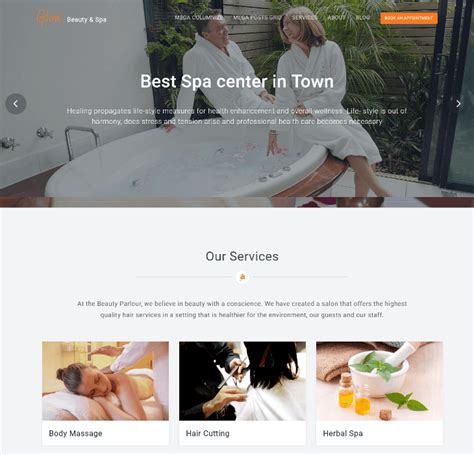 Best Free Beauty Salon And Spa Wordpress Themes