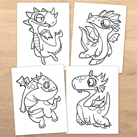 Dragon Mania Legends Coloring Pages 2025