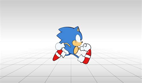 Sonic The Hedgehog Running Animation