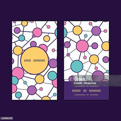 벡터 분자 구조 수직타입 라운드 프레임 패턴 명함이 설정 0명에 대한 스톡 벡터 아트 및 기타 이미지 0명 가상현실 개념 Istock