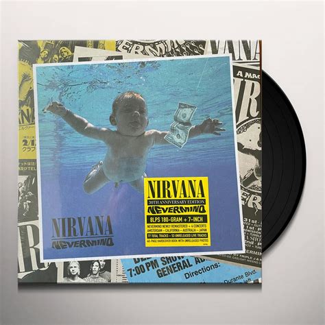 Nirvana Nevermind 30th Anniversary Super Deluxe 8lp 7inch Vinyl Record