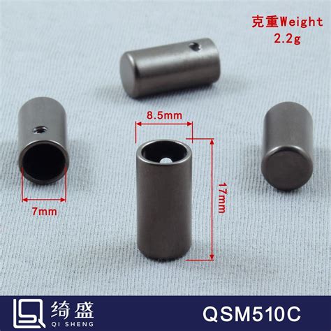 High Quality Drawstring Tips Stopper Metal Bell Stoppers Metal Cord End For Garment