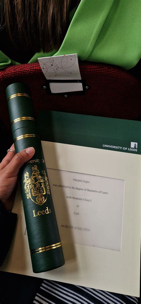 A Week Ago Today I Graduated From The University Of Leeds With A First