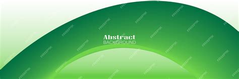 Premium Vector Abstract Wave Element For Design Green Stylized Line