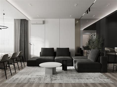 Кухня-гостиная с островом | Design kitchen-living room | Interior ...