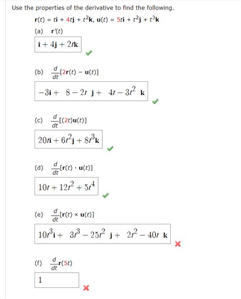 Solved Use the properties of the derivative to find the | Chegg.com