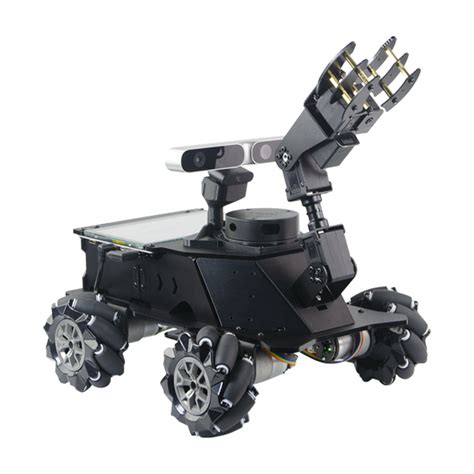 Jetson Nano Ros Mecanum Wheel Robot Car Moveit Robot Arm Lidar Mapping
