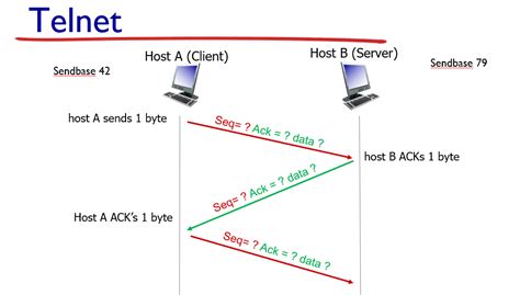 Problem 1 Telnet Consider The Telnet Example