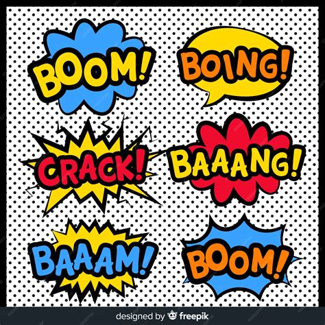 Premium Vector | Comic speech bubble superhero collection