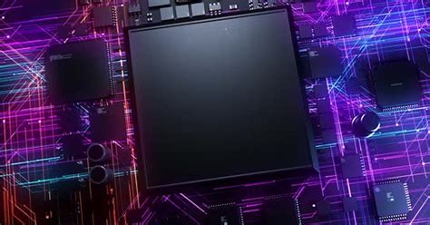 Cpu On Printed Circuit Board Effect Multicolor Computing Traffic Microelectronics Technology