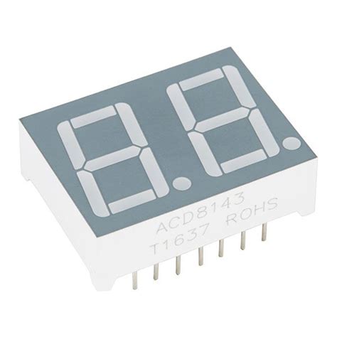 Doppio Display RGB A 7 Segmenti Anodo Comune
