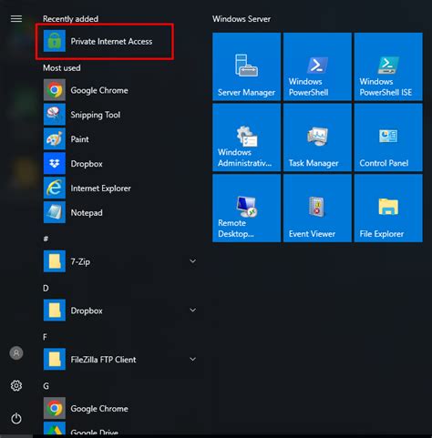 How To Install Pia Private Internet Access On Windows Server