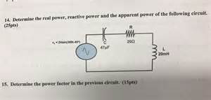 solved determine the real power reactive power and the
