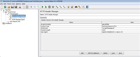 Java Jmeter Not Adding The Soap Header Or Keystore Stack Overflow