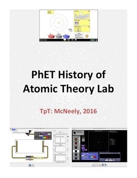 PhET History Of Atomic Physics Lab By Mr McNeely TpT